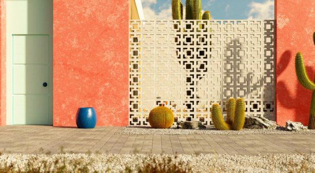 15 Inspirasi Desain Pagar Roster Minimalis Modern yang Cantik dan Estetik